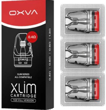 OXVA Xlim Top Fill cartridge 3ml 3Pack - Odpor: 0,4ohm | VapeCig